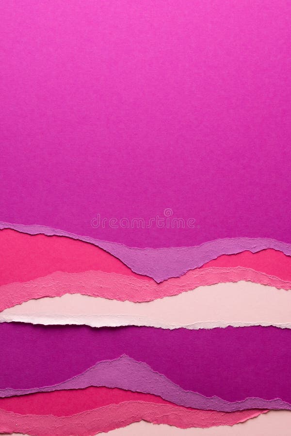 Ripped Up Pieces of Coloured Paper with Copy Space Stock Photo - Image ...