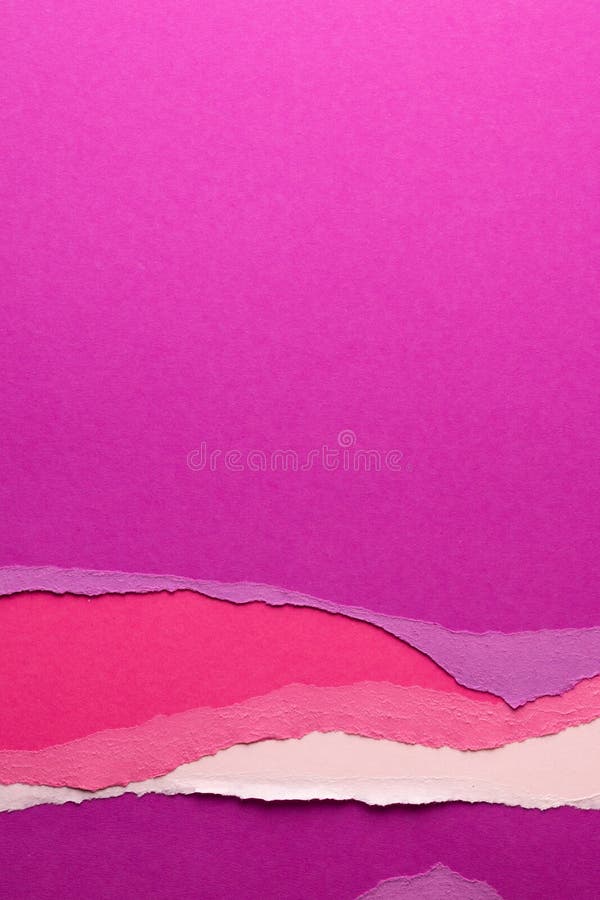 Ripped Up Pieces of Coloured Paper with Copy Space Stock Image - Image ...