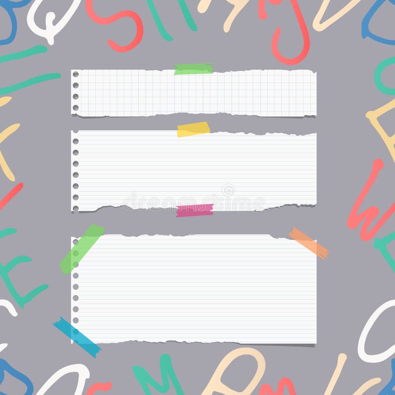 Ruled Sheets Stock Illustrations – 310 Ruled Sheets Stock Illustrations ...