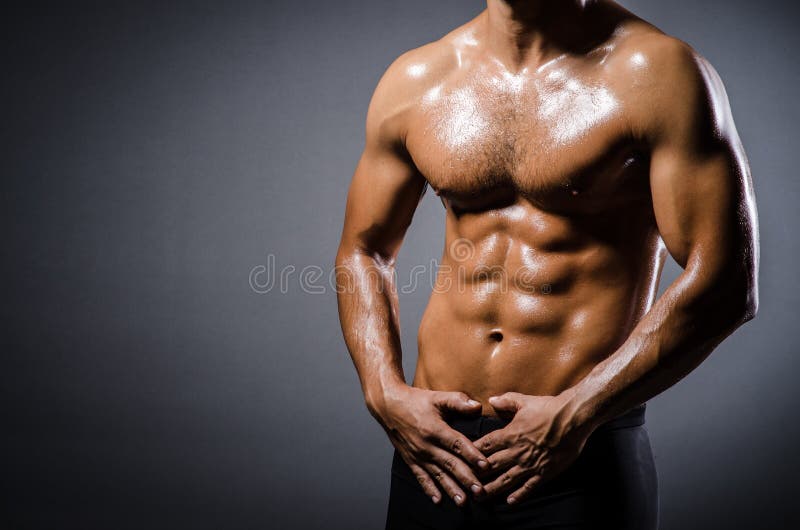 Ripped young man stock photo. Image of biceps, bodybuilder - 33494396