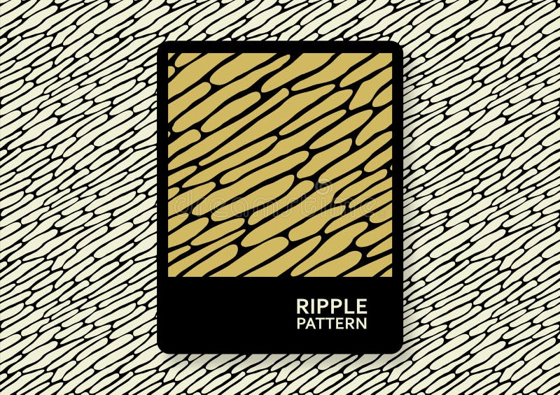 Ripple Abstract Texture, Vector Seamless Pattern Design. Stock Vector ...