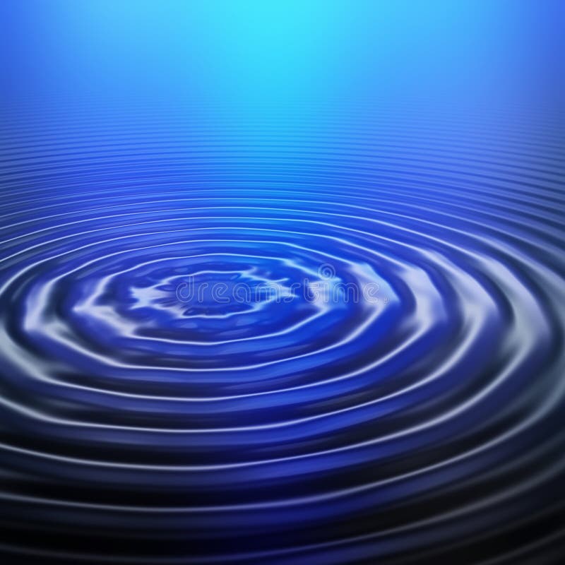 Ripple in blue light stock illustration. Illustration of graphic - 16572202