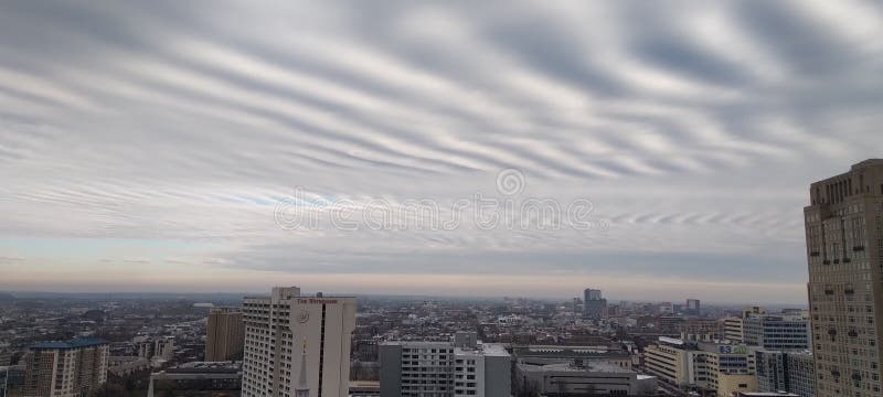Ripple Clouds in the Sky Philadelphia Editorial Photography - Image of ...