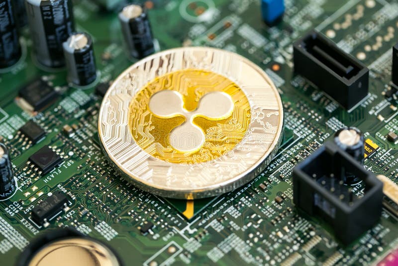 Ripple cryptocurrency coin editorial photo. Image of market - 114974056