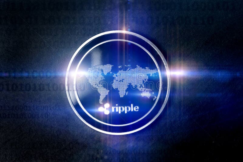 Ripple Digital Lights Composing Editorial Stock Image - Illustration of ...