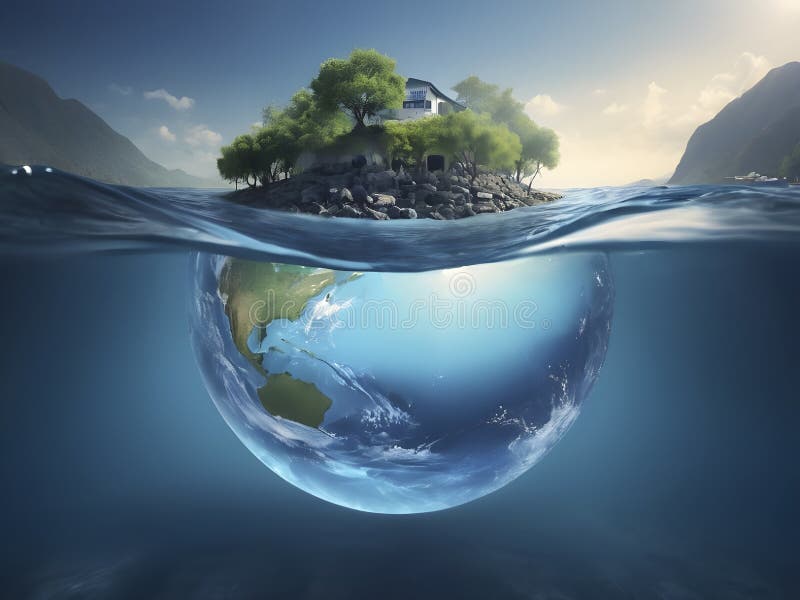 Ripple Effect. Celebrating World Water Day Stock Image - Image of ...