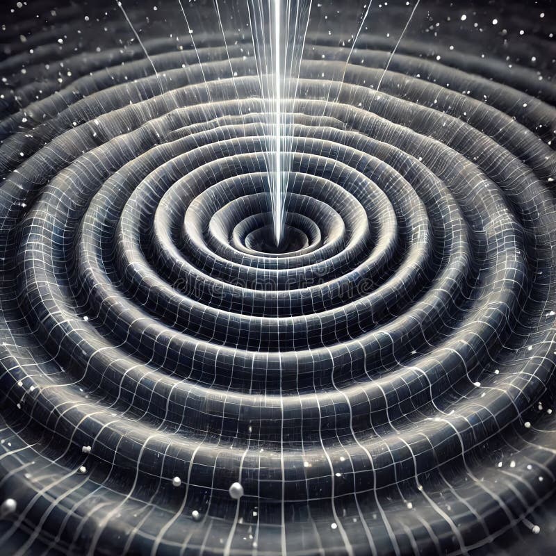 A Ripple Effect Spreading Outwards from a Central Point Represen Stock ...