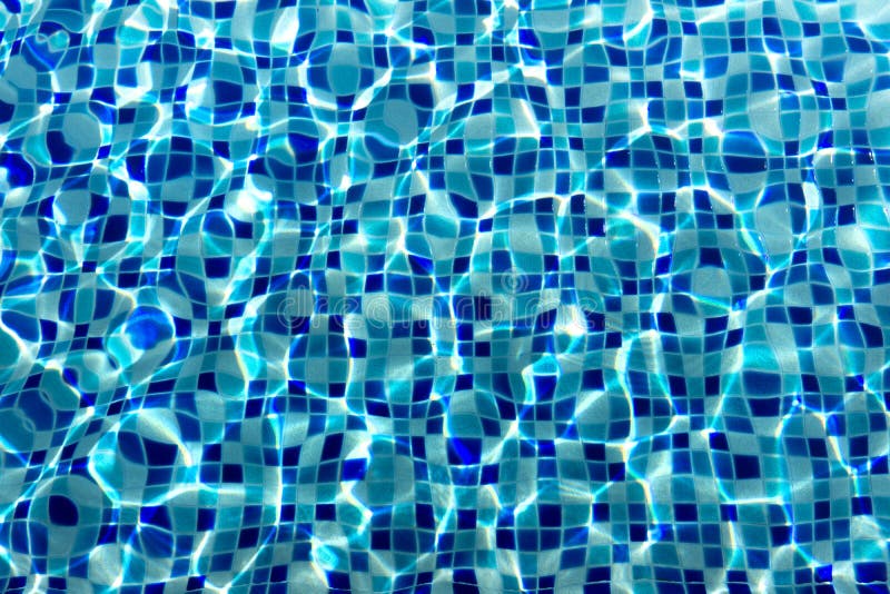 Ripple and Flow with Waves Swimming Pool Bottom Background Stock Image ...