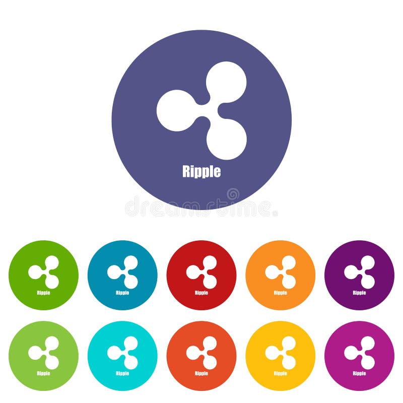 Ripple icon, simple style stock vector. Illustration of digital - 115997190