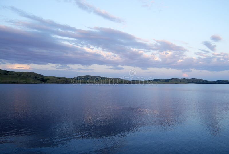 Ripple Lake with Mountains. Stock Photo - Image of clear, tranquil ...