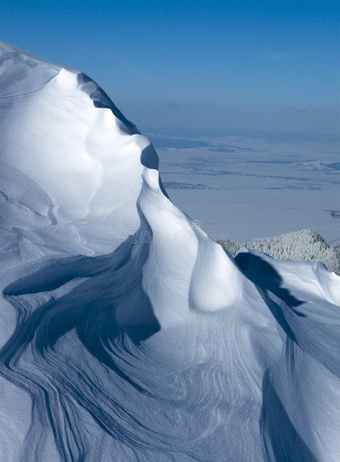 Ripple marks stock image. Image of ripple, cold, snow - 4357081