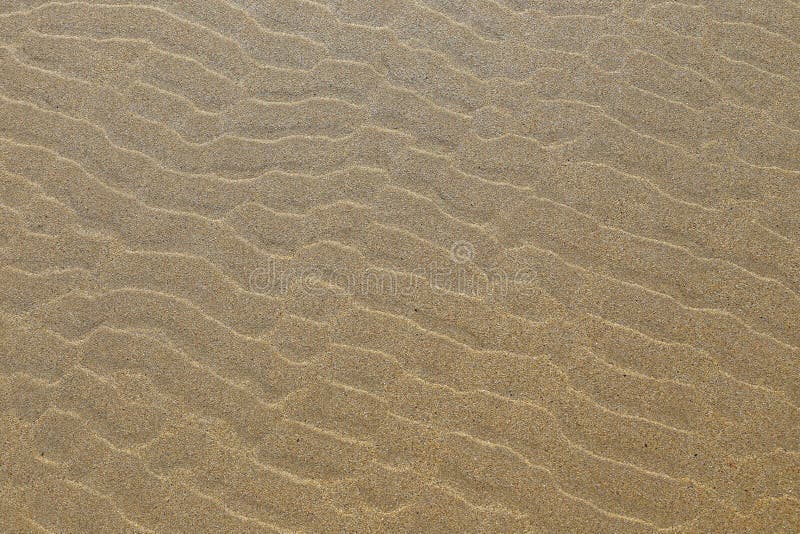 Ripple Marks Caused by Wind Action on Sand Dunes Stock Photo - Image of ...
