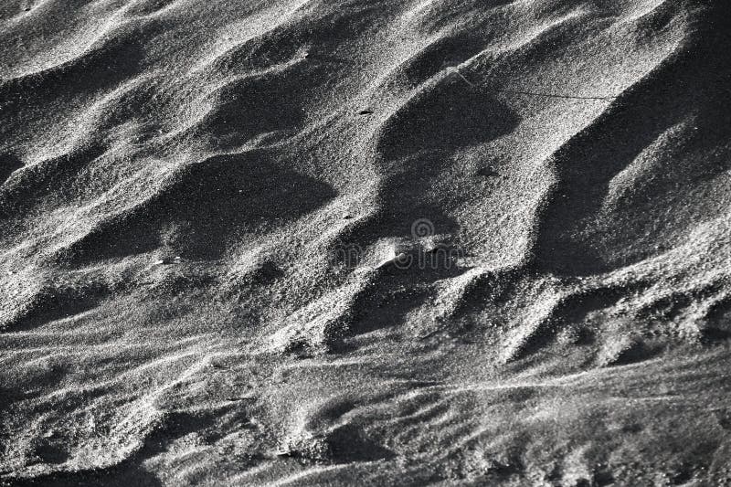 Ripple Marks (wind Ripples) on the Sandy Beach. Stock Image - Image of ...