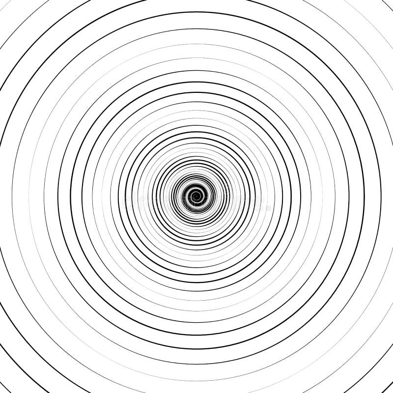 Ripple Pattern with Concentric Circles. Circular Geometric Background ...