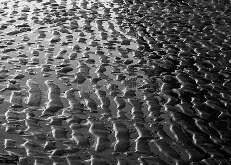 Ripple Pattern on River S Shore Stock Image - Image of parallel ...