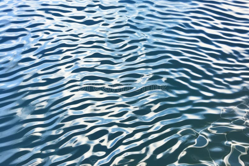 Ripple Pattern on a Water Surface Stock Photo - Image of serene, fluid ...