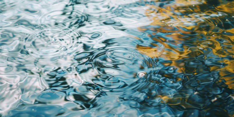 Abstract Reflective Water Texture Stock Illustration - Illustration of ...