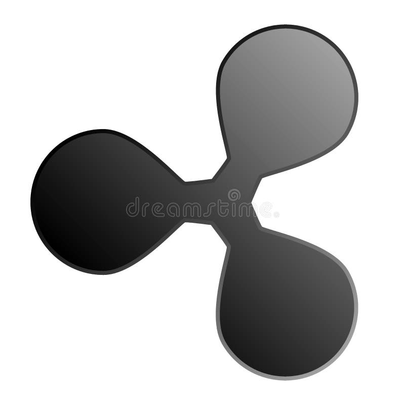 Ripple sign on white. stock illustration. Illustration of stylized ...