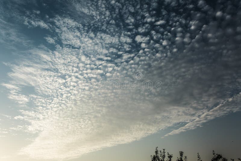 Ripple in the sky stock photo. Image of heaven, clouds - 104349184