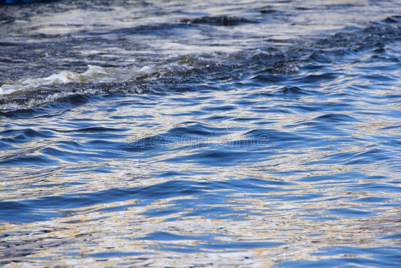 Ripple on the Surface of the Water Stock Photo - Image of ripple ...