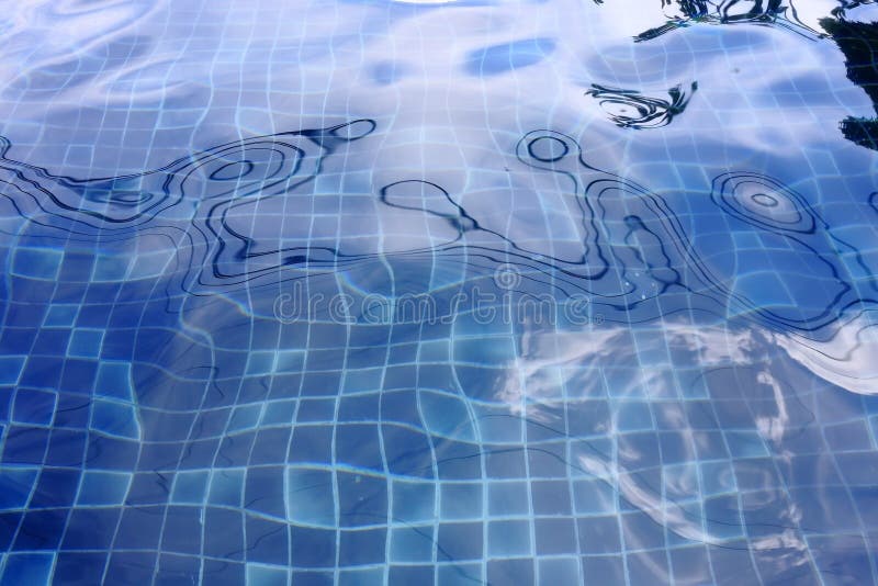 Ripple Surface Water in Swimming Pool Stock Image - Image of clean ...
