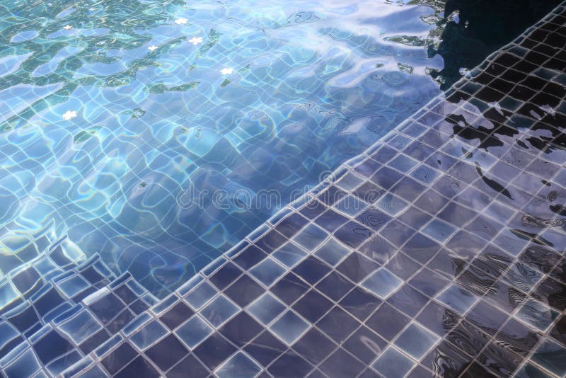 Ripple Surface Water in Swimming Pool Stock Photo - Image of flowing ...