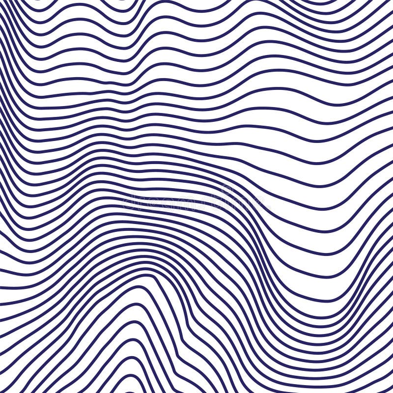 Ripple Texture Blue and White Curve Lines Background Vector Design ...