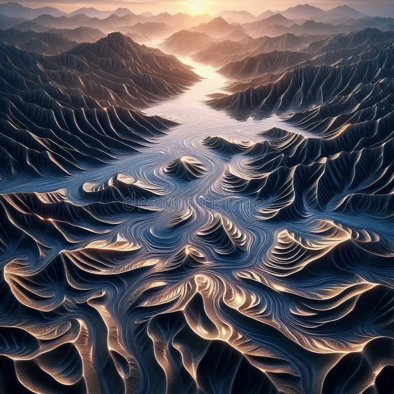 Ripple Texture River Focus on the Intricate Patterns of Water Ri Stock ...