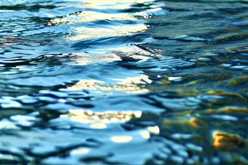 Ripple Texture River Focus on the Intricate Patterns of Water Ri Stock ...