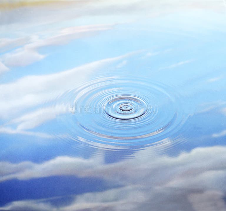 Ripple stock photo. Image of drop, waves, clouds, design - 35936952