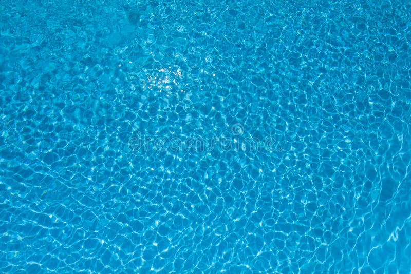 Ripple Water Surface with Sun Reflection in Swimming P Stock Photo ...