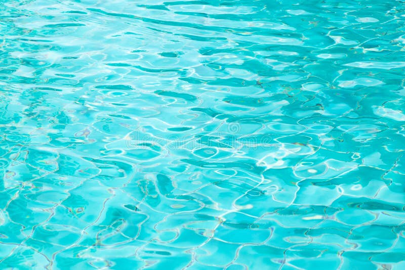Ripple Water in Swimming Pool with Blue Tile Floor Stock Image - Image ...
