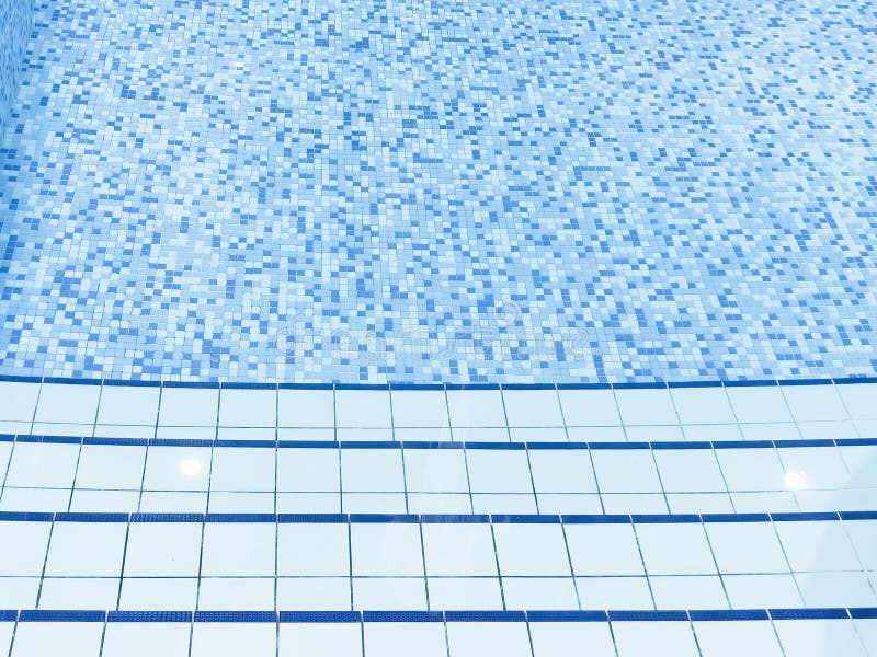 Ripple Water in Swimming Pool with Sun Reflection. Background Shot of ...