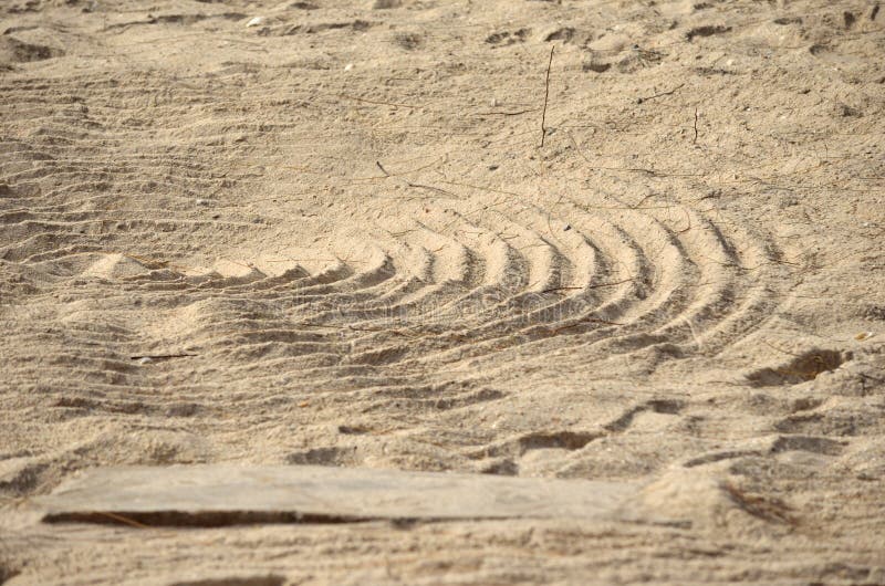 Ripple wave on the sand stock image. Image of ripple - 56047977