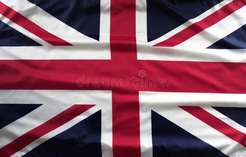 Rippled British flag stock photo. Image of united, macro - 104886426