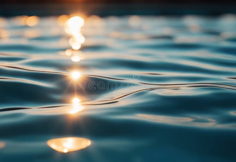 Rippled Clear Sun Wave Beautiful Pool Pattern Swimming Gentle Liquid ...