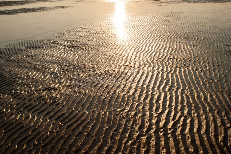 Rippled Red Brown Beach Sand Texture Stock Photo - Image of color ...