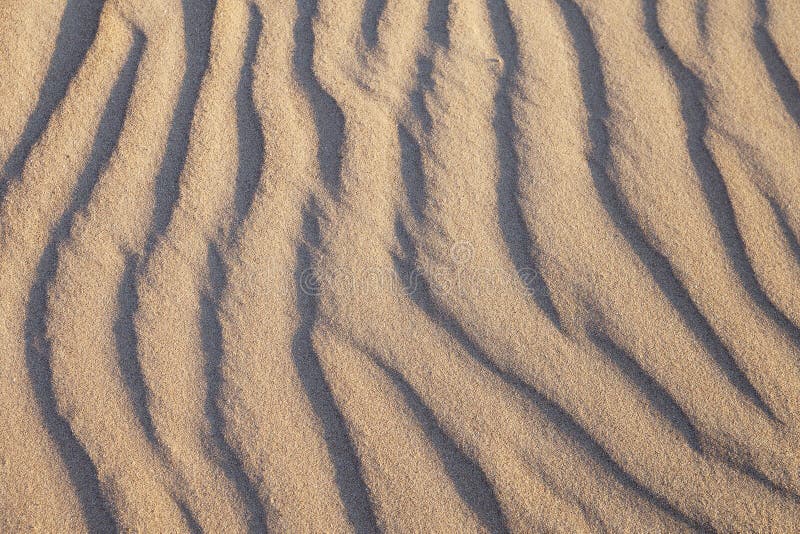 Rippled sand. stock image. Image of natural, sandy, pattern - 42618051