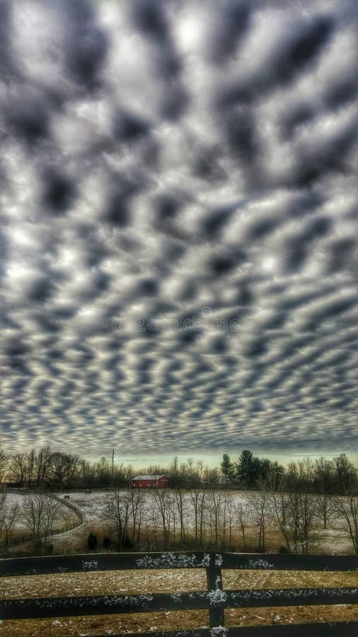 Rippled Clouds on a Summer Day Stock Image - Image of enjoy, delightful ...