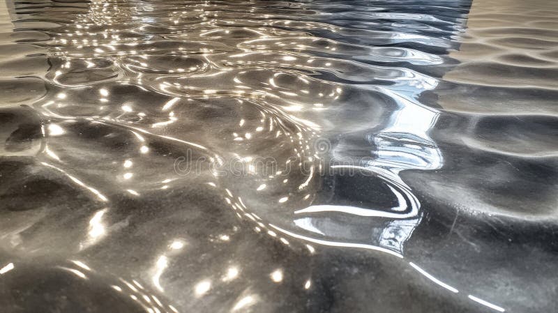 Rippled Surface with Light Reflections Stock Illustration ...
