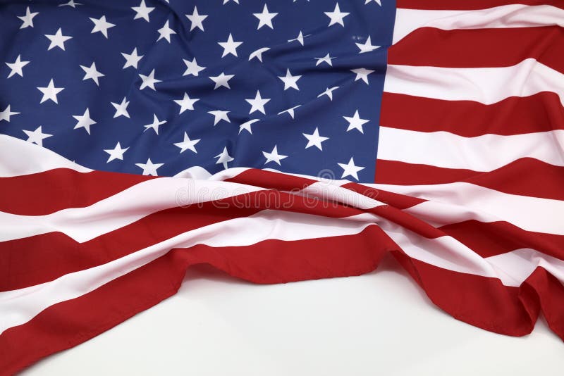 Rippled USA flag stock image. Image of holiday, memorial - 231781197
