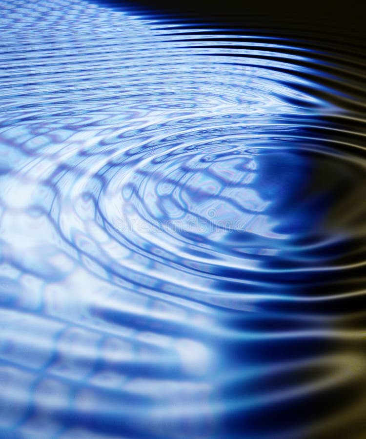 Ripples in the water stock image. Image of pattern, blue - 17018267