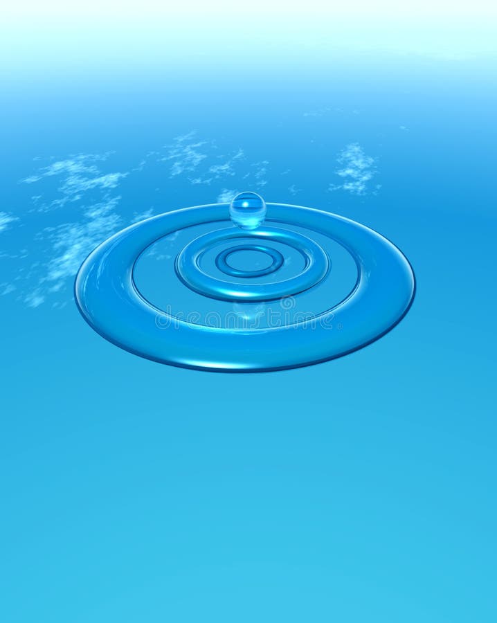 Ripples 5 stock illustration. Illustration of reflection - 930227