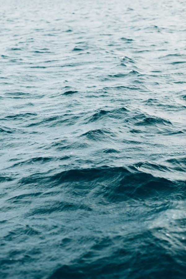 Ripples on Blue Sea Water , Natural Sea Background Stock Image - Image ...