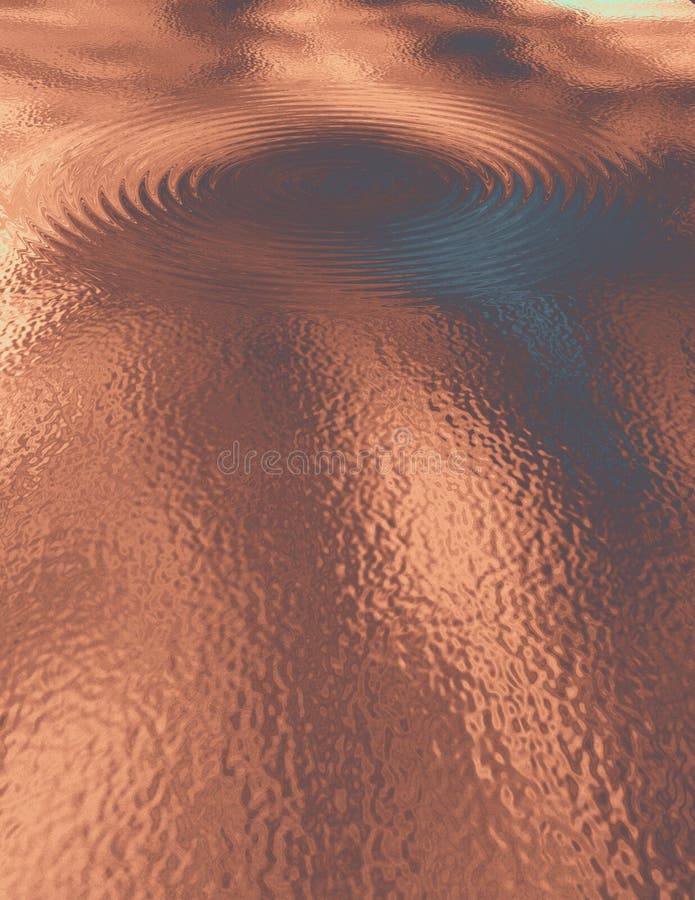 Ripples. 3D Rendering stock illustration. Illustration of surface ...