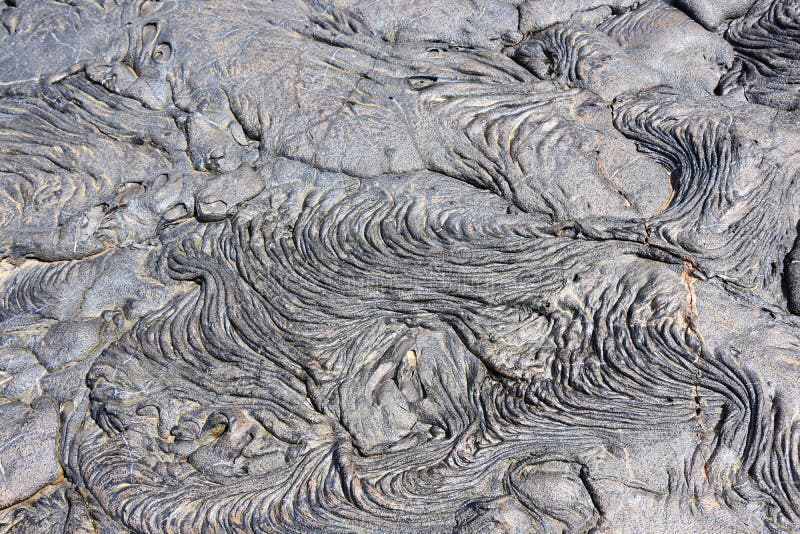 Ripples in Dry Lava Igneous Rock Stock Photo - Image of geological ...