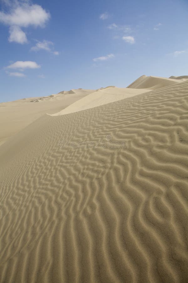 Ripples in dune stock image. Image of clouds, sandhill - 26789757