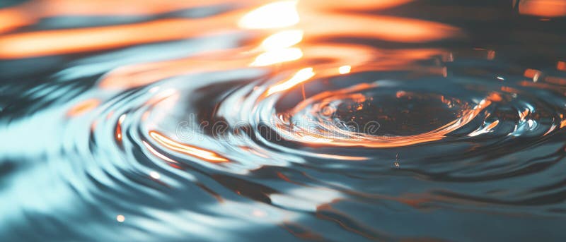 Ripples of Light and Shadow Create Depth and Dimension in a Tranquil ...