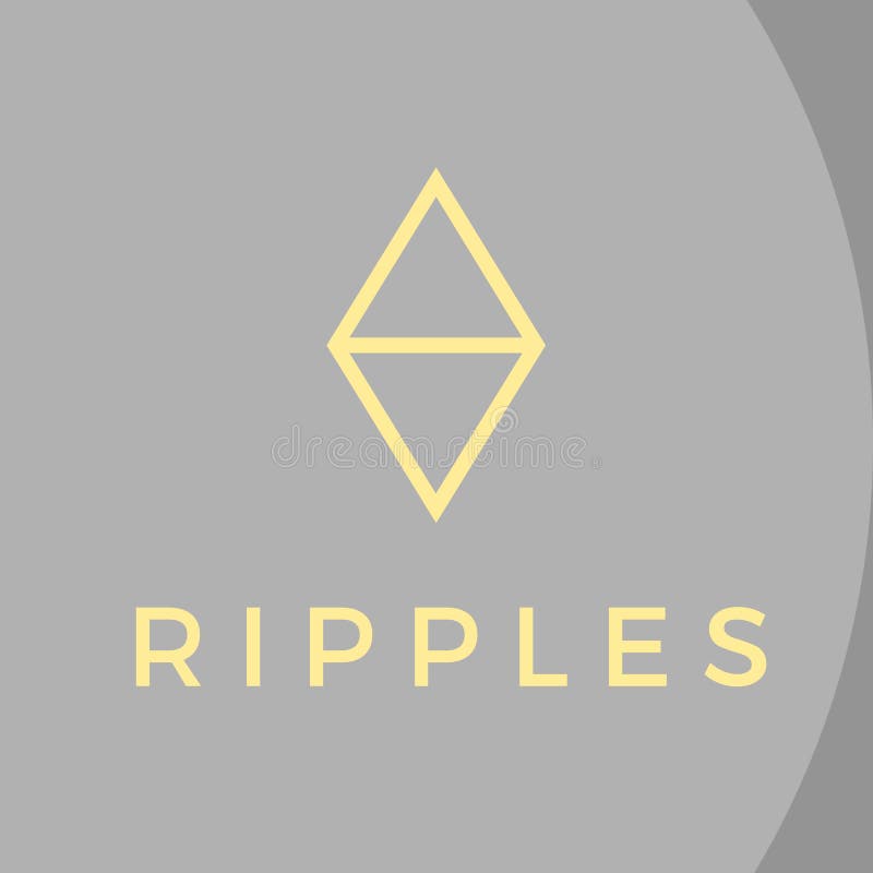 Ripples logo design stock illustration. Illustration of document ...