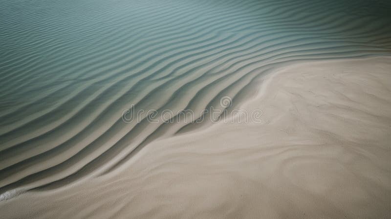 Ripples and Patterns on Calm Water beside Sandy Shoreline during ...